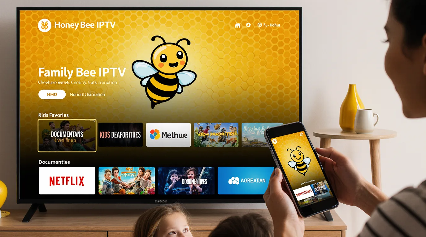 Honey Bee IPTV – Reliable HD Live TV & Global Streaming 2025